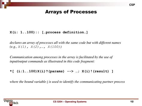 Ppt Operating Systems Sequential Process Communication In Csp Powerpoint Presentation Id8766169