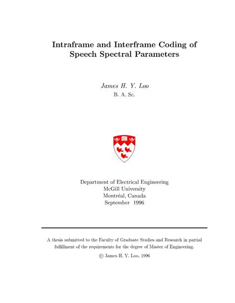 Intraframe And Interframe Coding Of Speech Spectral Parameters