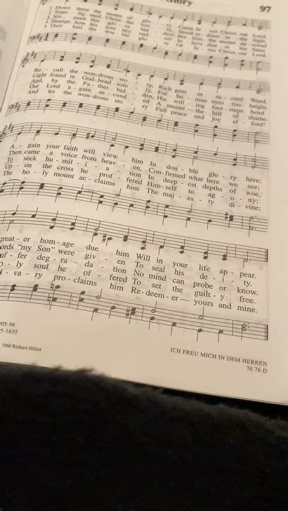 Hymn 97 Down From The Mount Of Glory Youtube