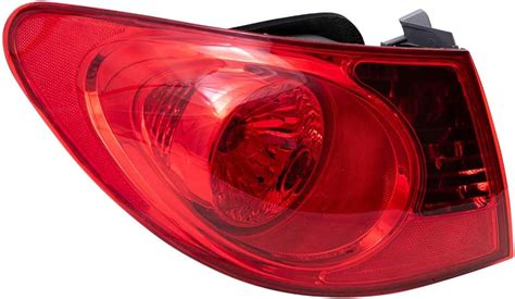 2008 Nissan Altima Tail Lights Brock Replacement Drivers Tail Light