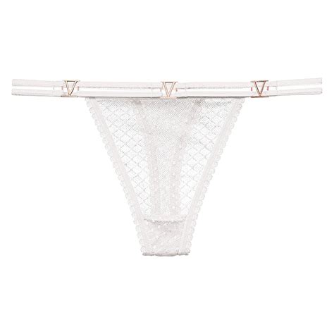 Womens Sexy Underwear Crotchless Panties See Through Panties White