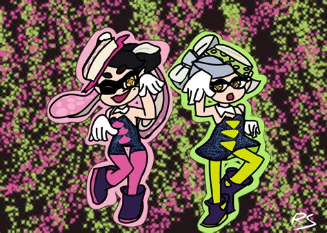 Callie And Marie Squid Sisters By Padtvshow On Newgrounds