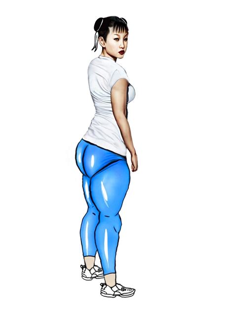 Sf6 Chun Li Thicc Fat Ass Butt In Leggings By Kevthemisfit On Deviantart