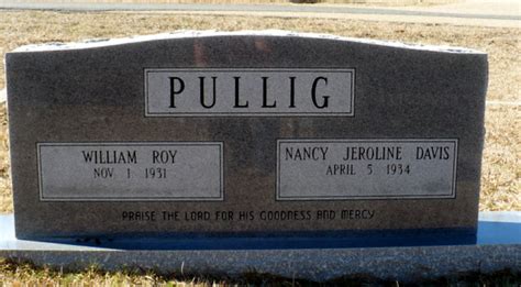 William Roy Pullig 1931 Unknown Find A Grave Memorial