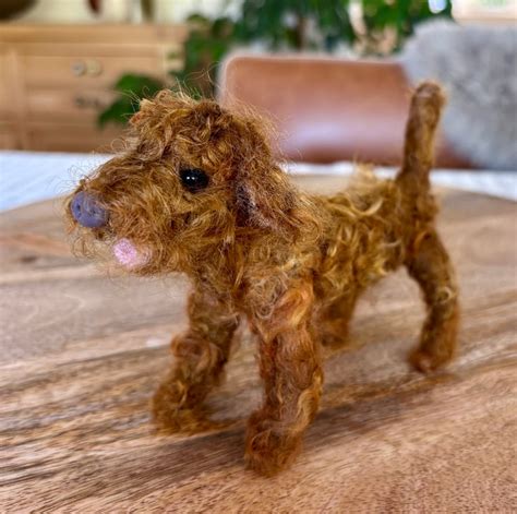 Small Curly Coat Cockapoo Poodle Mix Type Felt Folksy