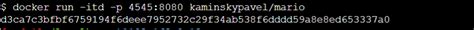 deploying mario game on docker container by kavya khare medium