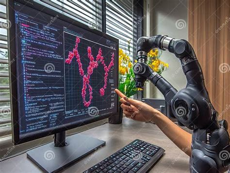 Robotic Arm In Molecular Research Stock Image Image Of Molecular