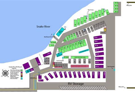 Snake River Rv Rv Resort Of Homedale Idaho Park Map