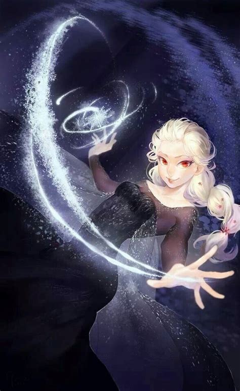 Evil Elsa Not Really Evil Just Dark Elsa •3• Dark Disney Disney