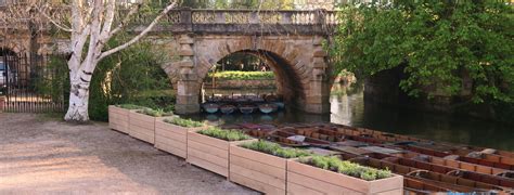 Oxford Botanic Gardens Planters Oxford Oak Public Space