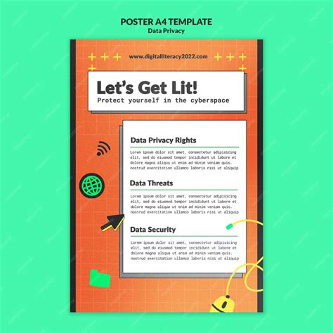 Gradient Data Privacy Template Free Psd Gradient Data Privacy Template Free Psd