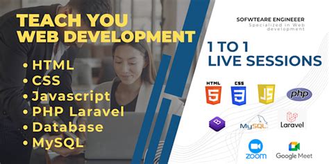 Teach You Web Development Html Css Js Php Laravel Online Sessions By