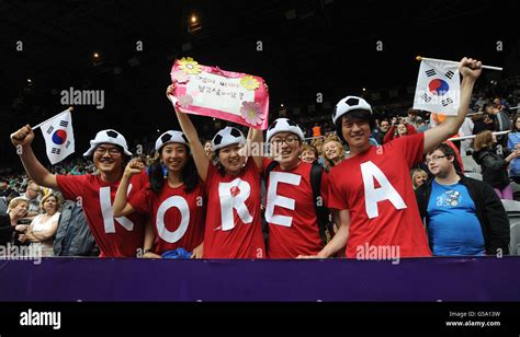 South Korea Fans In The Stands During The Mexico V South Korea Mens