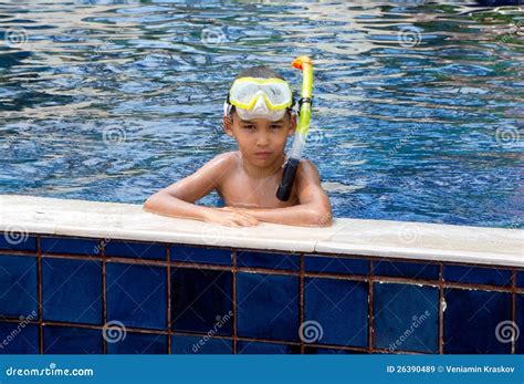 Boy Diver Stock Image Image Of Recreation Cheerful 26390489
