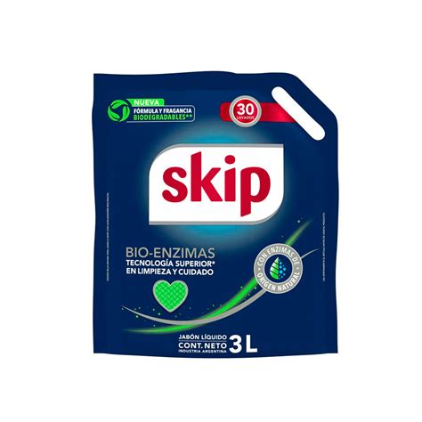 Skip Líquido Baja Espuma 3 Lts La Tienda De Limpieza