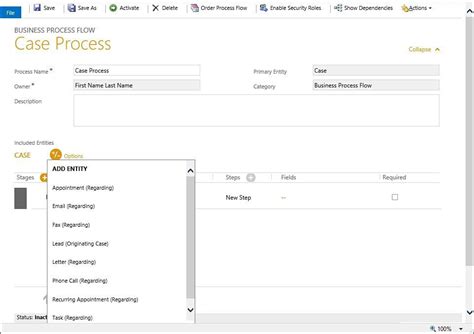 dynamic crm 2013学习笔记（三十九）流程2 业务流程（business process flows）用法详解 疯吻it