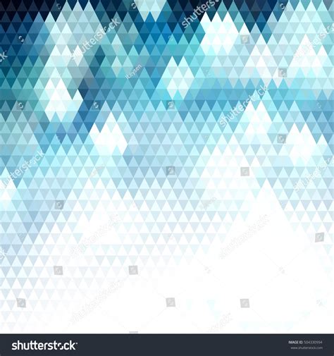 Abstract Blue Triangles Pattern Geometric Background Stock Vector 504330994 Shutterstock