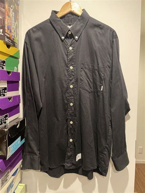Wtaps 19ss Bd Lsshirtcottonsatin メルカリ