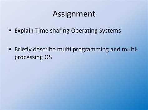 Operating System 08 Time Sharing And Multitasking Operating System Pptx