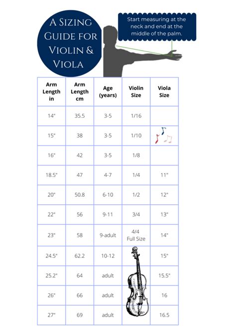 Buying A Violin Or Viola Online And A Sizing Chart Leah Irby