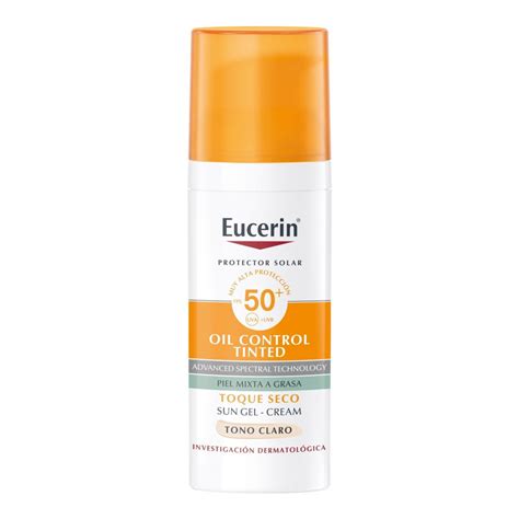Protector Solar Eucerin Toque Seco Facial Tono Claro Zibá Shop