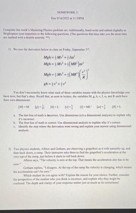 Solved Complete This Weeks Mastering Physies Problem Set