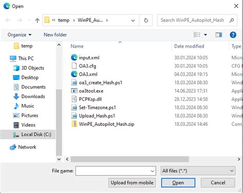 How To Silently Create An Autopilot Hardware Hash In Winpe And Upload