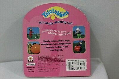 Teletubbies Pos Magic Watering Can Lift The Flap Book Red Po 1999 New