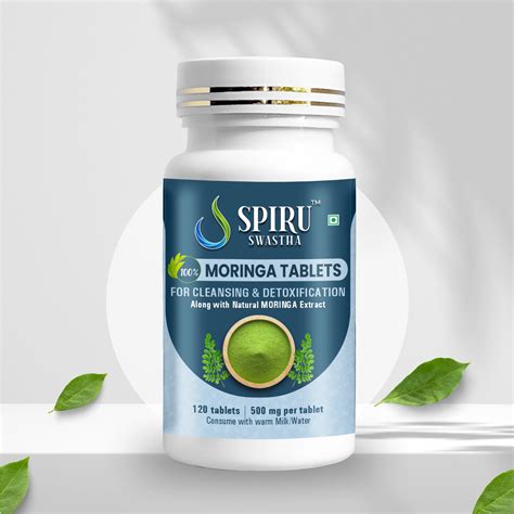 Shop This Now Natural Moringa Leaf Tablets Spiru Swastha