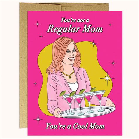 Cool Mom Card Party Mountain Paper Outer Layer