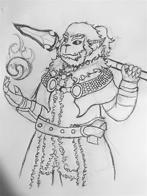 [oc] [art] Starrk Not A Bugbear Paladin R Dnd