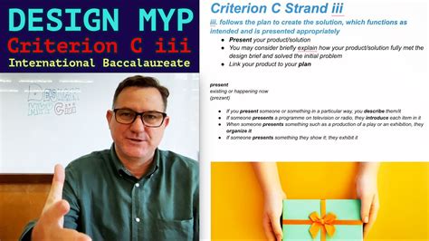 Ciii Myp Design How To Get A Score Of 8 For Criterion C Strand Iii