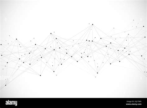 Global Network Connection Concept Big Data Visualization Social Network Communication In The