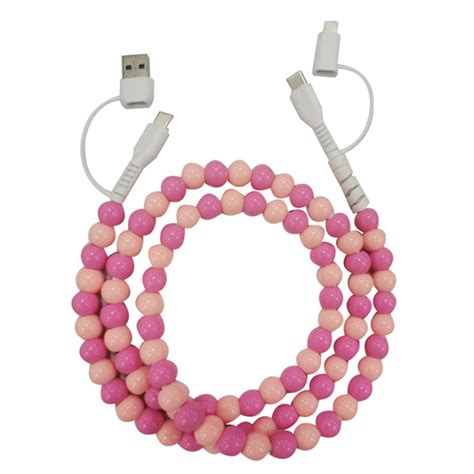Beaded Charging Cord 4 In 1 Biographyn Rightfavour Maperiodrvel