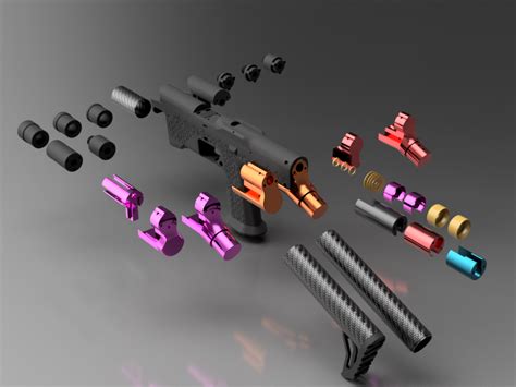 🤏 Mod 9 S L V2 Small Hpa Pistol For Arp Mags・ Stl File For 3d