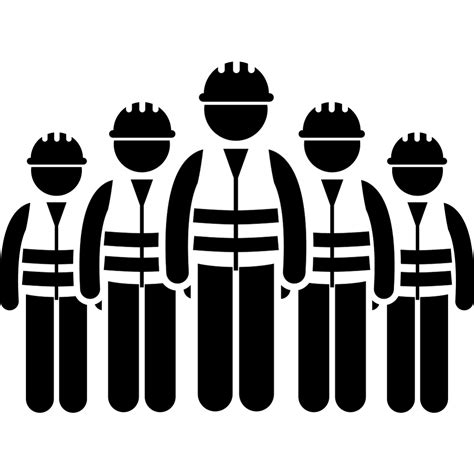 Construction Group Team Workers Icon Download On Iconfinder