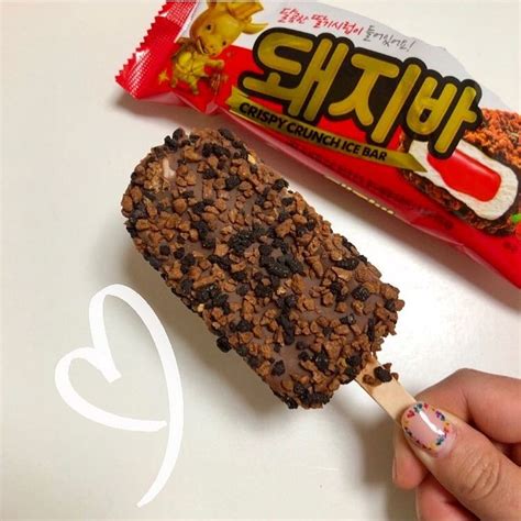 비니 Positive 비니블로그 On Instagram 돼지바 고픈날이 있던데 내 최애 하드 잇님들의 최애는 어떤건지 알려주세유💗 도전해보겠습니둥 간식