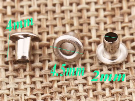 200pcs Mini Silver Metal Eyelets And Grommets For Grandado