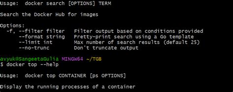 The List Of Popular Docker Commands