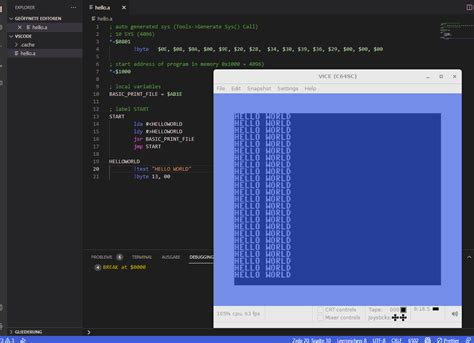 C64 Assembler Programmierung Visual Studio Code Technology Blog