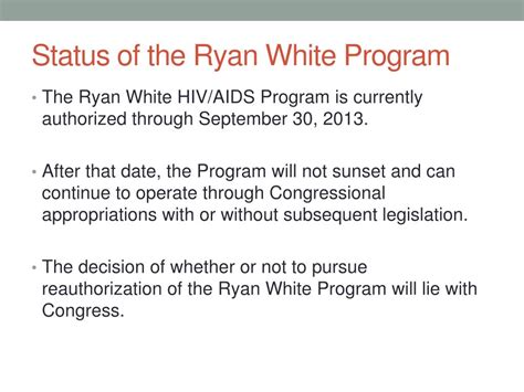 Ppt Understanding The Ryan White Hivaids Program Powerpoint