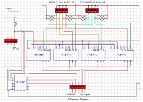 multiplexer design digital clock project