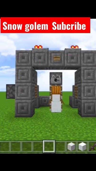 Iron Golem Maker Machine In Minecraft Shortsfeed Short Youtube