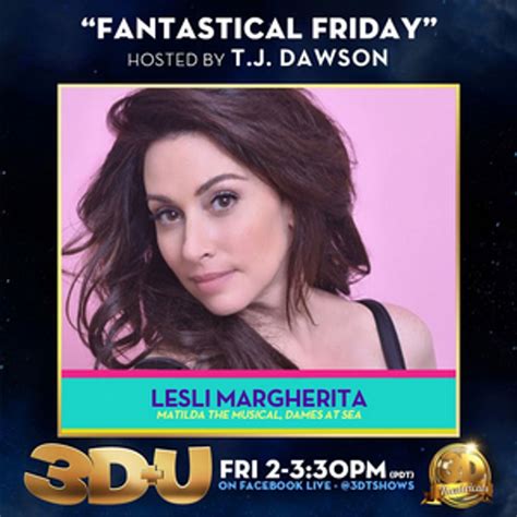 Lesli Margherita To Appear On 3du