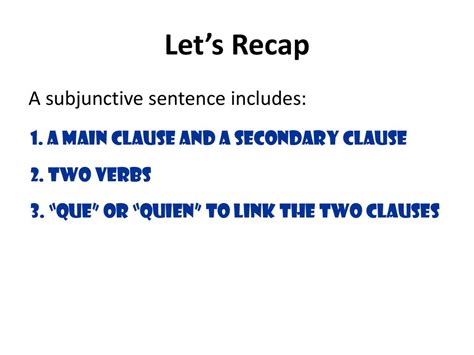 El Subjuntivo Español Una Introducción Ppt Descargar