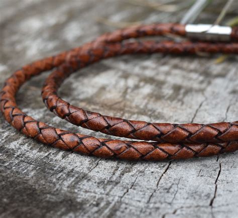 Mens Hematite Leather Necklace Hematite Necklaces For Men Australia