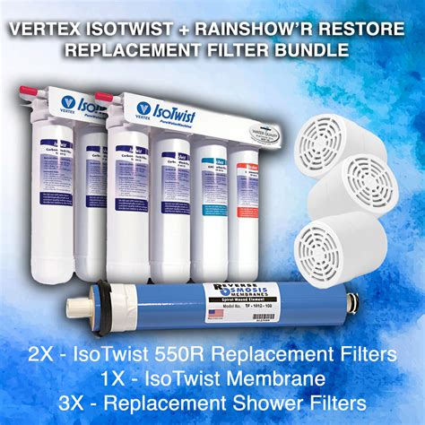 Vertex Isotwist 550r Rainshowr Restore Replacement… Replacement