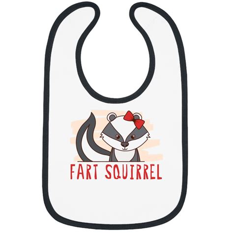 Squirrel Lover Fart Squirrel 2hilarious Skunk Themed Graphic Idea 21 Bibs Sold By
