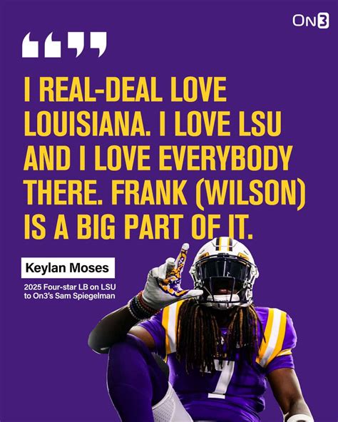 Keylan Moses Says Hes Gonna Bring Lsu Its “swagger Back” Tiger Rant