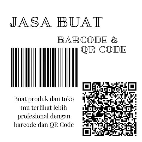 jual jasa buat barcode dan qr code untuk produk dan toko shopee indonesia